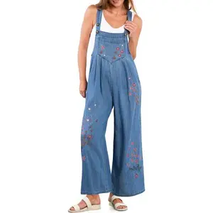 BILLY T In Full Bloom Overalls - Denim