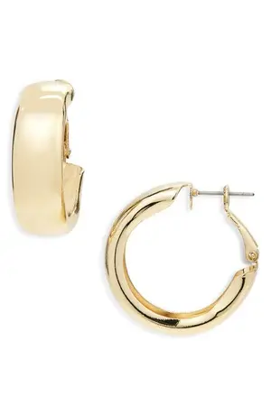 Bp. Chunky Hoop Earrings Gold