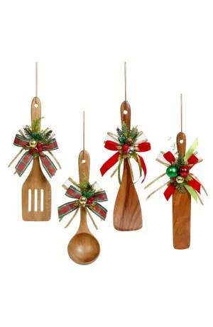 MARK ROBERTS Spoon With Trims Ornament - Brown