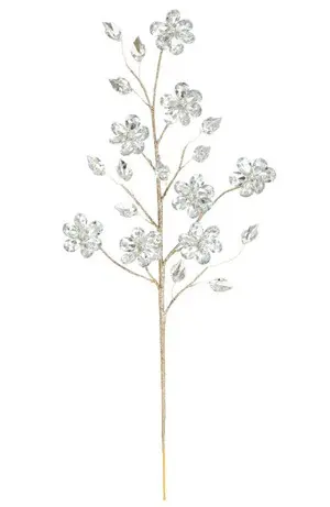 MARK ROBERTS Jewel Blossom Spray - Silver