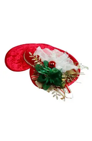 MARK ROBERTS Hat Ornament - Red