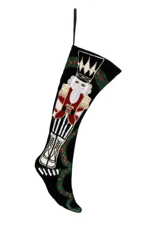 MARK ROBERTS Nutcracker Stocking - Red