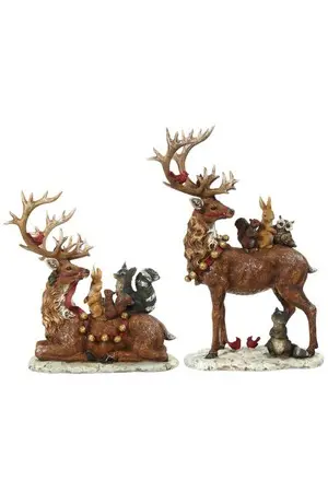 MARK ROBERTS Deer And Friends - Brown