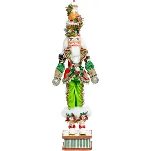 MARK ROBERTS Gingerbread Nutcracker - Bright Green