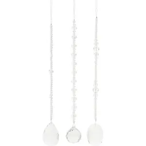 MARK ROBERTS Iced Jewel Ornament - Clear