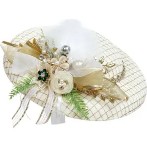 MARK ROBERTS Hat Ornament - White