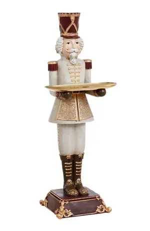 MARK ROBERTS Soldier Nutcracker Server - Cream