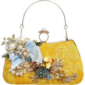 MARK ROBERTS Embellished Handbag With Top Handle