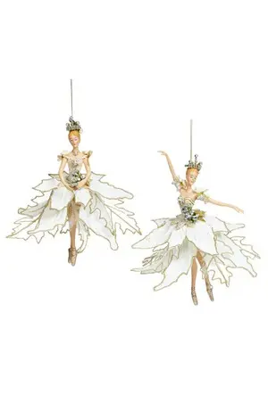 MARK ROBERTS Ballerina Ornament - Ivory