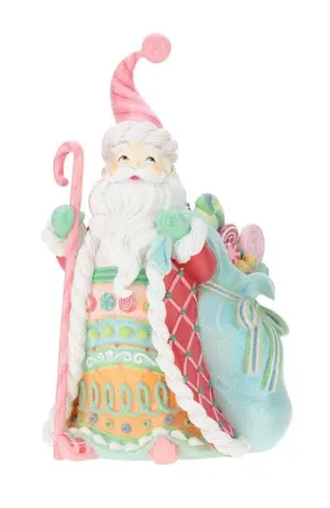 MARK ROBERTS Candied Santa - Light Pink