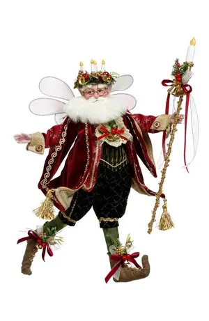 MARK ROBERTS Father Of Christmas Fairy - Burgundy