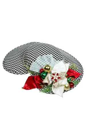 MARK ROBERTS Hat Ornament - Black