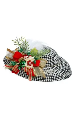 MARK ROBERTS Hat Ornament - Black