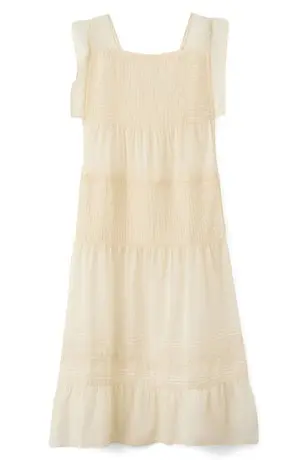 Mango Cotton Lace Nightgown - Vanilla