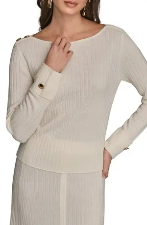 Donna Karan New York Boat Neck Sweaters For Women