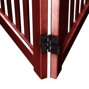 TRIMATE 4-panel Dog Wooden Foldable Gate