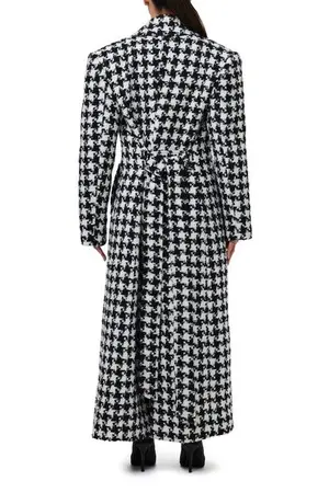 Naked Wardrobe Houndstooth Trench Coat
