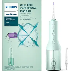 PHILIPS SONICARE Power Flosser 3000 Quad Stream Water Flosser - Mint