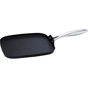 SCANPAN Professional 11 Inch Nonstick Square Griddle - Black