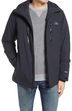 L.l.bean Waterproof Packaway Jacket - Black