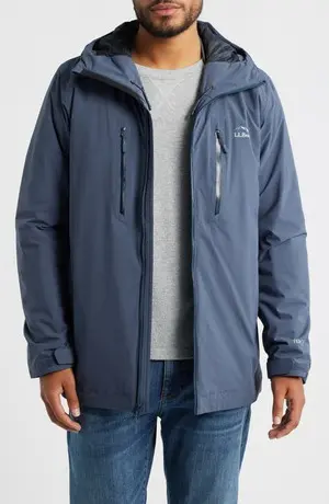 L.l.bean Waterproof Packaway Jacket - Gunmetal Gray
