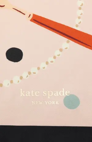 Kate Spade New York Festive Party Square Silk Scarf - Multi