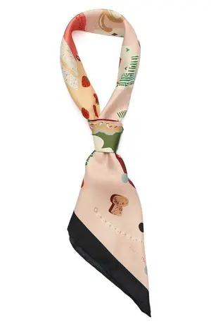 Kate Spade New York Festive Party Square Silk Scarf - Multi