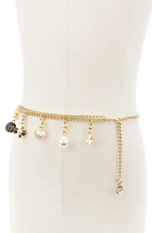 Kate Spade New York Multicharm Chain Belt