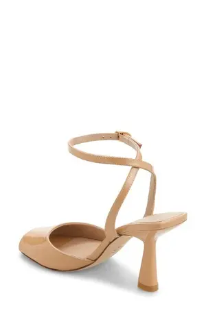 STUART WEITZMAN Val Ankle Strap Sandal - Adobe