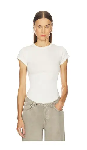 GRLFRND Scoop Hem Baby Tee