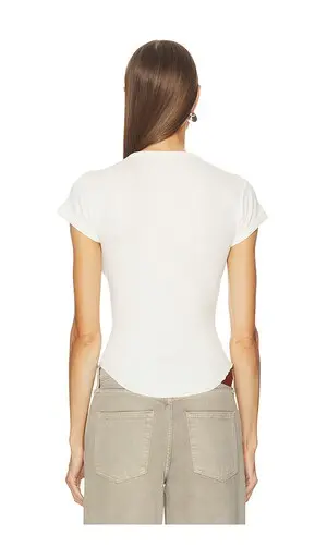 GRLFRND Scoop Hem Baby Tee