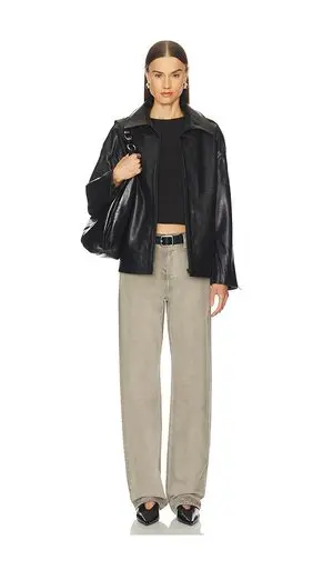 GRLFRND 3/4 Sleeve Tee - Black