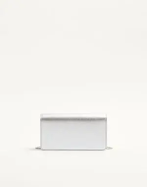 Valentino Garavani Vlogo Signature Mini Shoulder Bag - Silver
