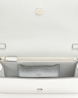 Valentino Garavani Vlogo Signature Mini Shoulder Bag - Silver