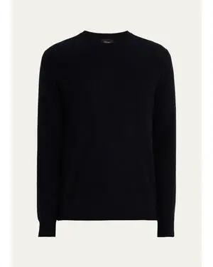 Brioni Cashmere And Wool Crewneck Sweater - Black