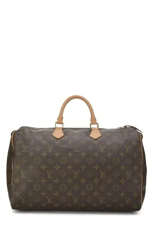LOUIS VUITTON Monogram Speedy 40 - Brown