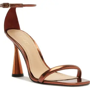 AREZZO Lea Ankle Strap Sandal - Hot Pepper Metal