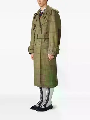 Thom Browne Hunting Tweed Trench Coat