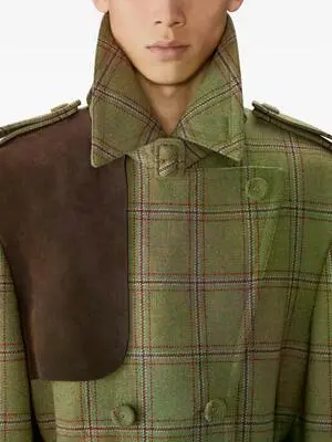 Thom Browne Hunting Tweed Trench Coat