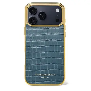 ASPINAL OF LONDON Iphone 17 Pro Max Case In Pebble Blue
