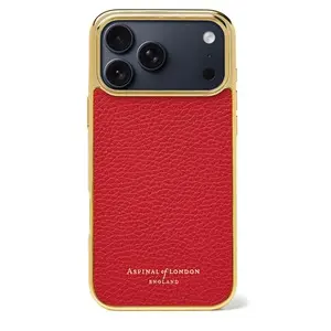 ASPINAL OF LONDON Iphone 17 Pro Max Case In Pebble - Red