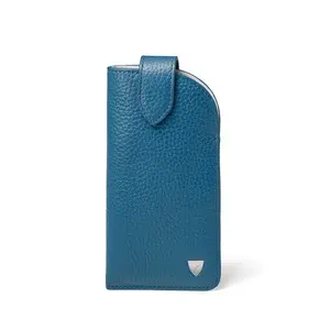 ASPINAL OF LONDON Glasses Case With Tab - Blue
