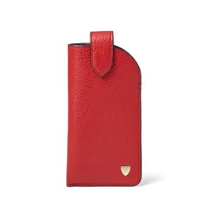ASPINAL OF LONDON Glasses Case With Tab - Red