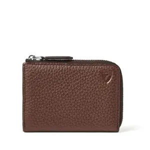 ASPINAL OF LONDON Key Holder Wallet In Pebble - Brown