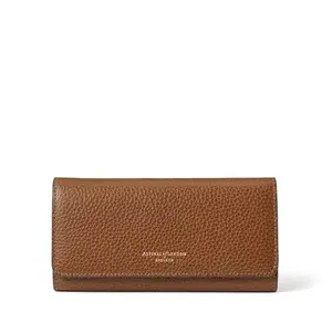 ASPINAL OF LONDON Essential Wallet In Pebble - Tan