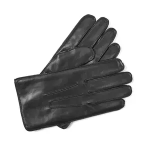 ASPINAL OF LONDON Nappa Leather Gloves With Cashmere Lining - Black
