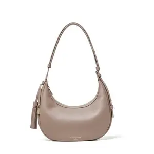 ASPINAL OF LONDON Soho Small Crescent Shoulder Bag - Neutral