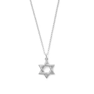 ASPINAL OF LONDON Star Of David Pendant Necklace - Silver