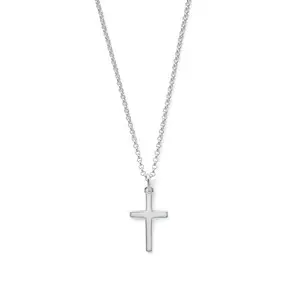 ASPINAL OF LONDON Cross Pendant Necklace In Sterling - Silver