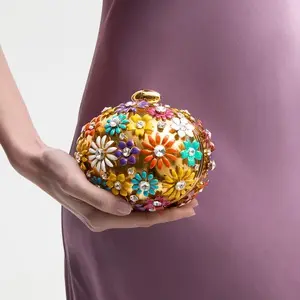 ASPINAL OF LONDON Embellished Floral Egg Clutch